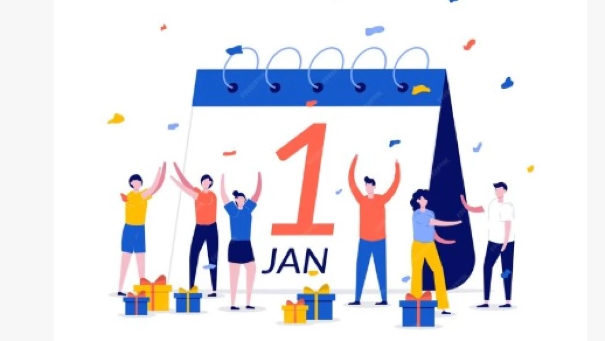 Tanggal 1 Januari Memperingati Hari Apa, Selamat Tahun Baru 2025